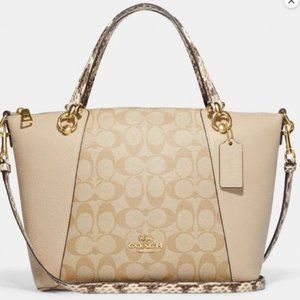 Coach | Bags | Nwt 228 New Coach Satchel In Colorbloack Signature ...